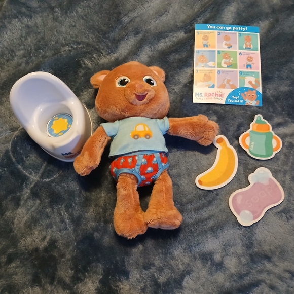 Ms. Rachel | Toys | Ms Rachel Plush Bear Potty Set | Poshmark